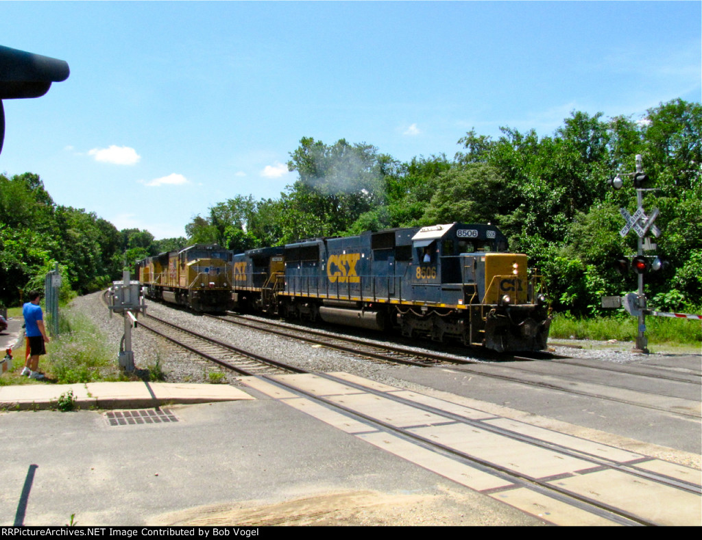 CSX 8506 and UP 3973